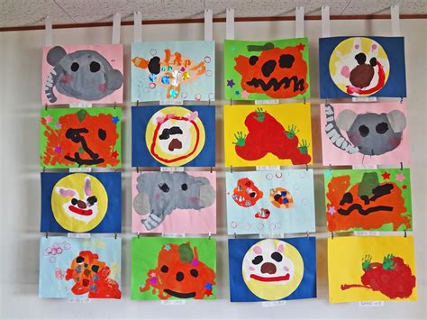 作品展がんばったよ！① 京都 学校法人 嵐山学園 さくら幼稚園 健康で明るく、元気な子になあれ