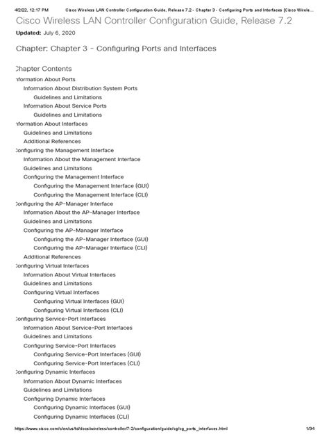 Cisco Wireless Lan Controller Con Guration Guide Release 72 Pdf