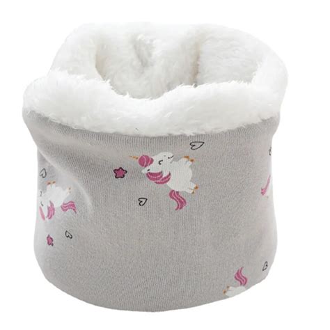 Badu Bg Есен Зима Памучен Детски Шал Детски О пръстен Шалове Плетени Плюшени Момчета Момичета