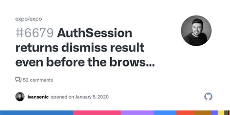 Authsession Returns Dismiss Result Even Before The Browser Is Opened