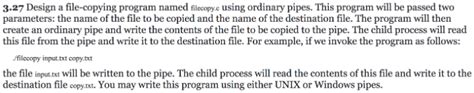 Solved 3 27 Design A File Copying Program Named Filecopy C Chegg