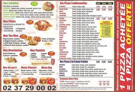 Menu At Pizza Di Napoli Pizzeria La Loupe