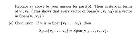 Solved Question 6 Spanning Set Consider The Vectors Vi 2