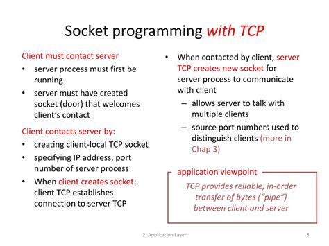 Ppt Understanding Application Layer Protocols Tcp Udp And Socket