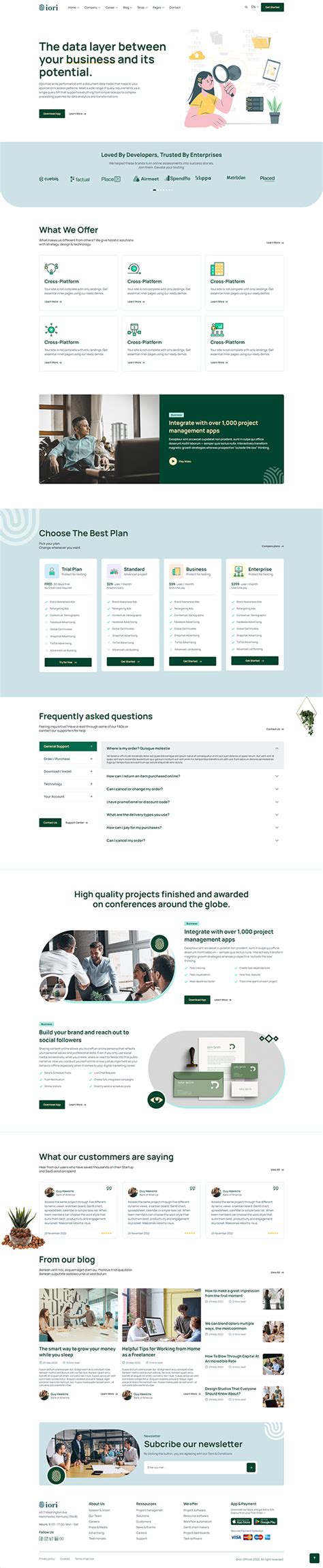 Iori Multipurpose Startup SaaS NextJS Template By Alithemes 792631