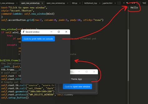 Open New Windows Once From Another One With Azure Tkinter Theme
