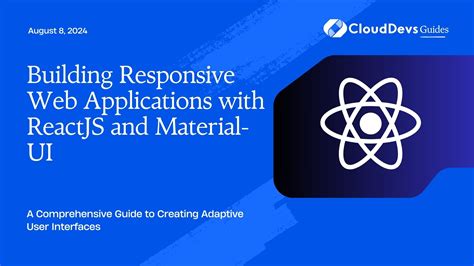 Building Responsive Web Applications With Reactjs And Material Ui