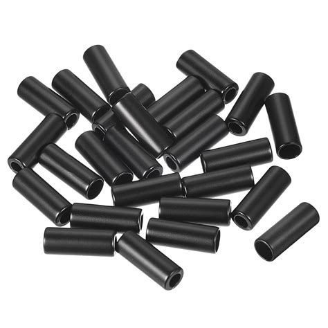 Uxcell 55pcs Metal Cord End Lock Drawstring Rope Stopper Column Rope Fastener End Stopper For