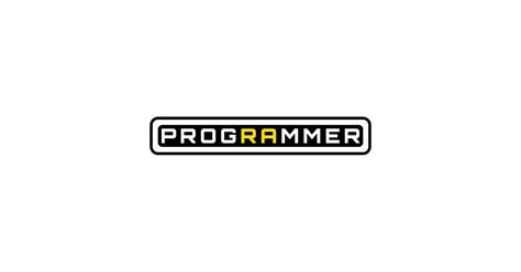 Programmer Programmer Sticker Teepublic