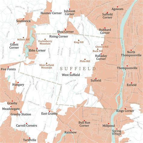 West Suffield Ct Map At Johnny Moe Blog
