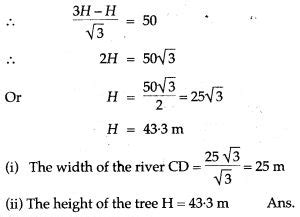 Trigonometry ICSE Solutions For Class Mathematics A Plus Topper