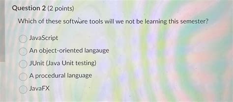 Question 2 2 ﻿pointswhich Of These Software Tools