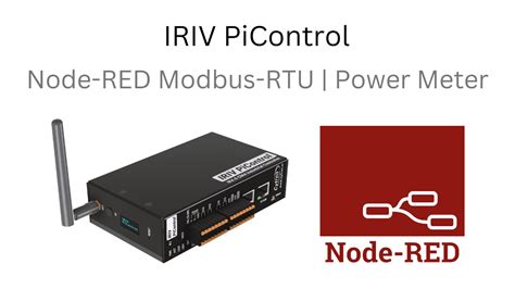 IRIV PiControl Node RED Modbus RTU Power Meter YouTube