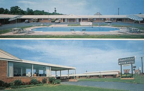 Thunderbird Motor Hotel Marietta Ga Georgia Postcard
