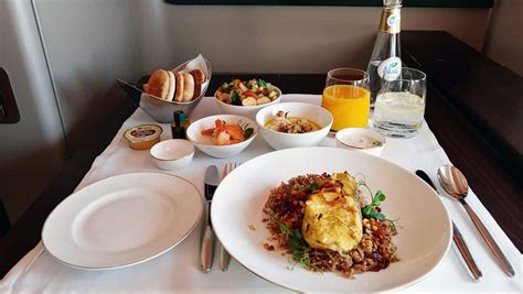 Saudia Business Class Dining Options