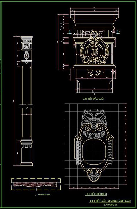 384 Download Of Cad Drawings Of European Classical Architectural Details