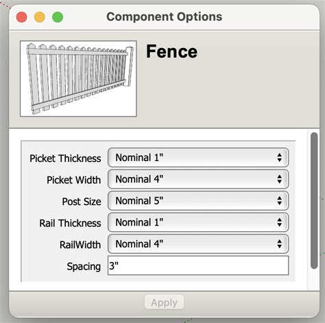 Creating Common Types Of Dynamic Components Dynamic Components Sketchup Community