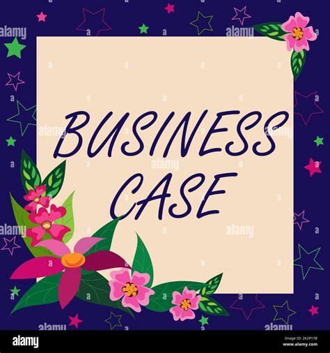 Writing Displaying Text Business Case Concept Meaning Proposition