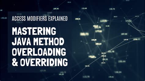 Mastering Java Method Overloading And Overriding Access Modifiers Explained