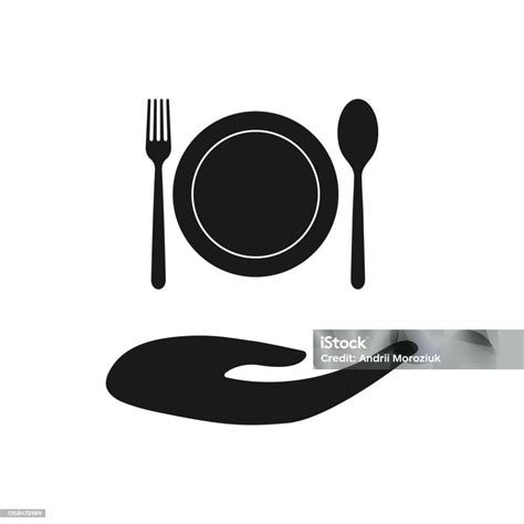 격판덮개 포크 숟가락 접시 아이콘 메뉴 로고 칼 실루엣 음식에 대한 사랑 테이블 나이프에 대한 스톡 벡터 아트 및 기타 이미지