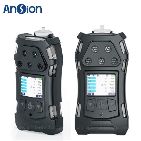 Portable Multi Gas Detector 4 In 1 Multi Gas Analyzer With Smart Gas Sensor Inbuilt Pump