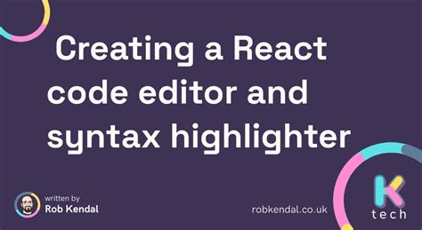 Creating A React Code Editor And Syntax Highlighter