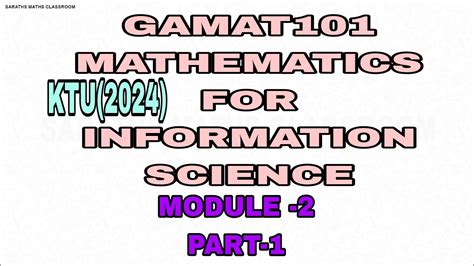 Functions Of Several Variables Gamat101 Mathematics For Information Science Module 2 Part 1