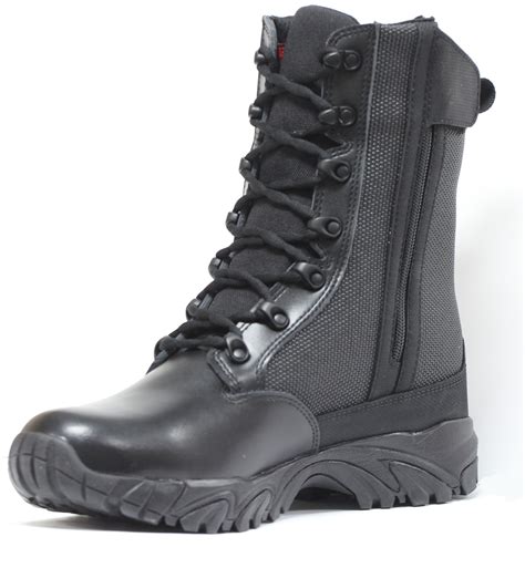 Side Zip Tactical Boots Waterproof Multi Functional Boots