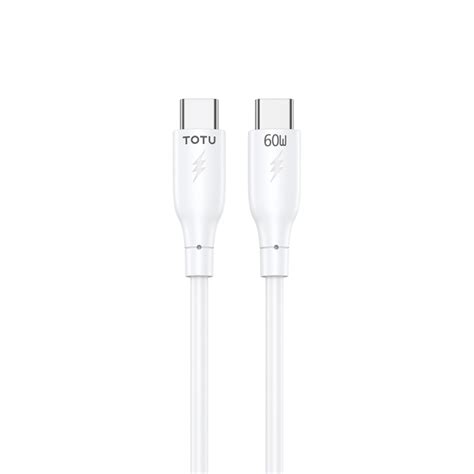 Totu Cb Series Usb C Type C To Usb C Type C Fast Charge Data Cable Length M White