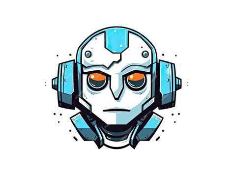 Premium Photo Robot Chatbot Ai Bot Cartoon Logo Badge Design Symbol