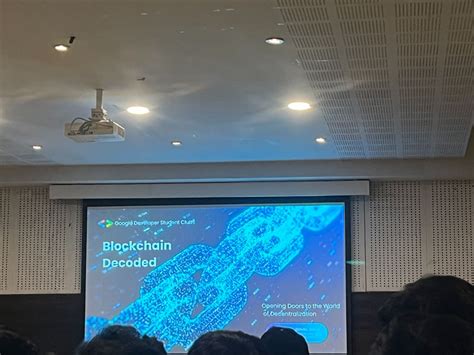 Kay Thi Kyaw On Linkedin Event Technology Blockchain Gdsc Marwadiuniversity