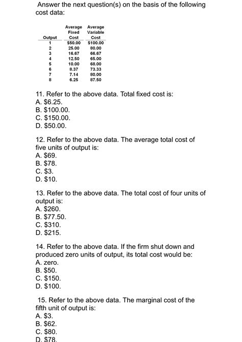Solved Answer The Next Questions ﻿on The Basis Of The