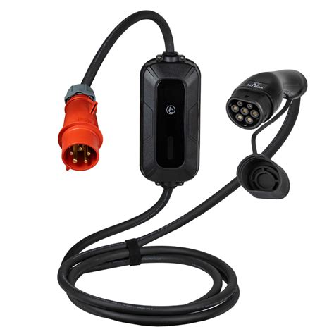 Voldt® Type 2 32a Red Commando Socket 3 Phase Adjustable 8a 32a