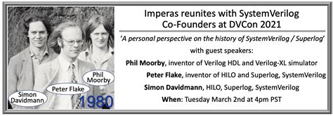 Imperas And Systemverilog Inventers Semiconductor For You