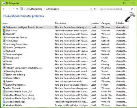 How To Use Built In Troubleshooters In Windows 10