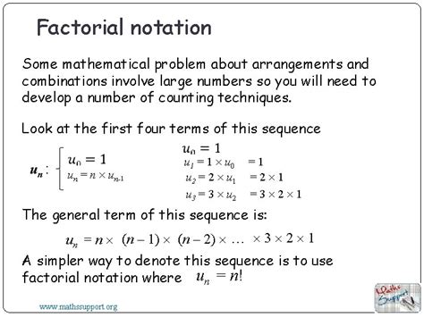 December Factorial Notation LO Use Factorial