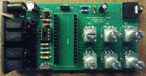 Arduino Nano Mozzi Experimenter Shield Pcb Part 2 Simple Diy