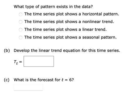 [solved] consider the following time series data what t