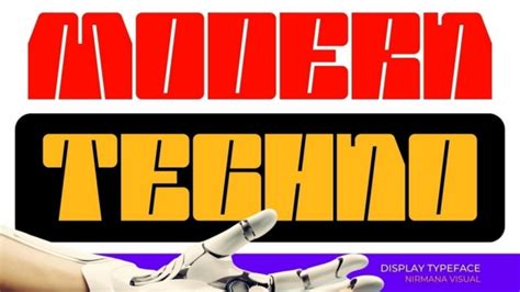 Modern Techno Font › Fontesk