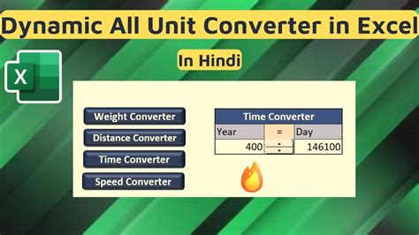 💯 How To Make Unit Converter In Excel Excel Unit Conversion Template Youtube