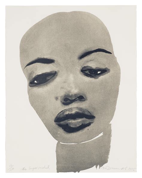The Supermodel By Marlene Dumas Artsalon