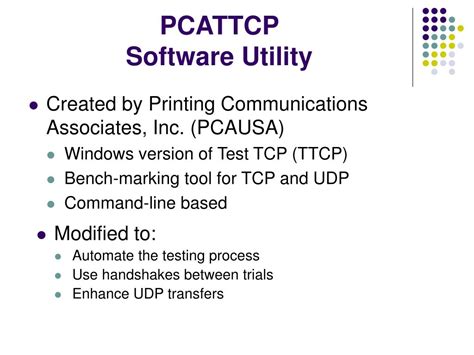 ppt transmitting and tracking packets of data through the tcp and udp network protocols