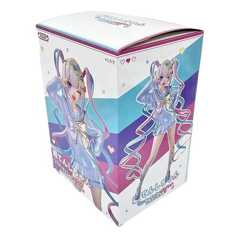 20cm Cartoon Anime Needy Girl Overload Figure Kange Figurines Kawaii Anchorwoman Pvc Action