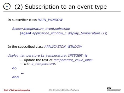 Ppt Event Library An Object Oriented Library For Event Driven Design