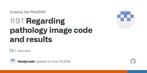 regarding pathology image code and results · issue 91 · bowang lab medsam · github