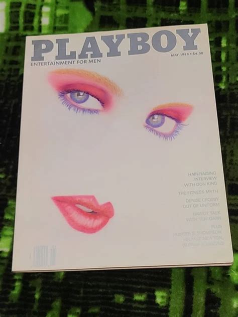 Playboy Magazine May88 Actress Denise Crosbyfrom Star Trek The Next
