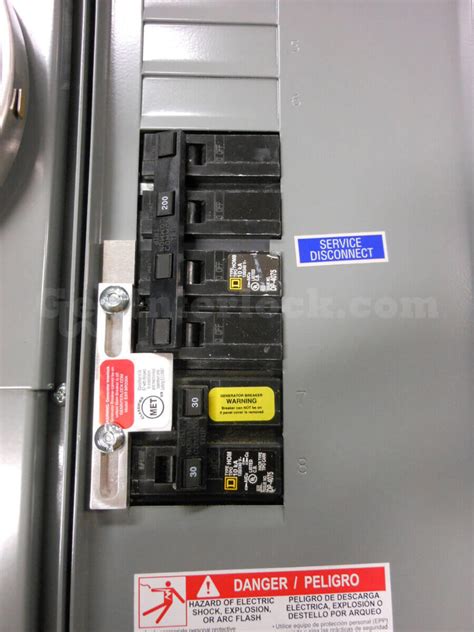 Generator Interlock Kit Square D Meter Main Homeline 150 And 200 Amp Panels Geninterlock