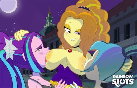 Rule 34 3girls Adagio Dazzle Areolae Aria Blaze Big Breasts Breast Sucking Breasts Double