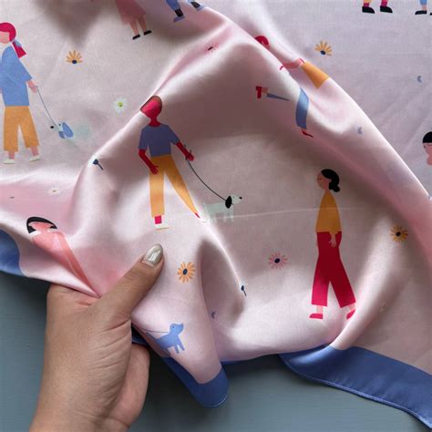 مینی اسکارف باندانا طرح آدمک ژیکان