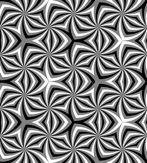 Seamless Polygonal Monochrome Pattern Geometric Abstract Background Stock Vector Illustration